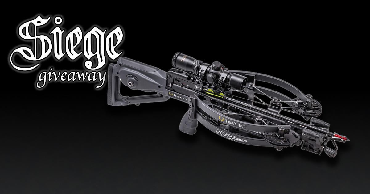 TenPoint Siege RS410 Free Giveaway! | Crossbow Nation