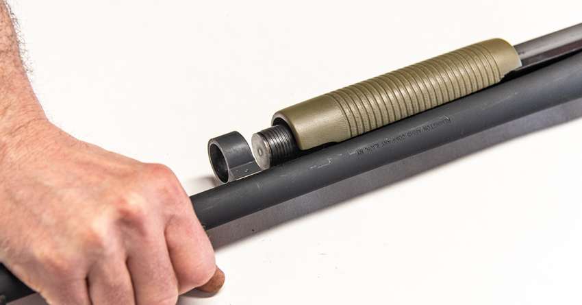 DIY Quick Tech: Remington 870 Mag Extension and Tritium Bead Install ...