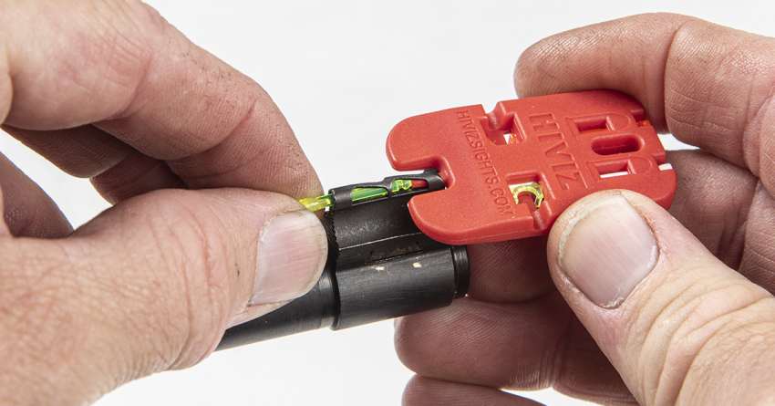 HOW TO: Install Fiber Optic Rifle Sights | Shoot On