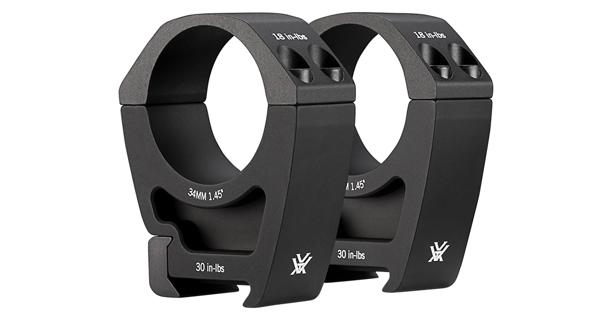 VORTEX® 34MM PRO RIFLESCOPE RINGS, NOW IN 1.45" | Shoot On